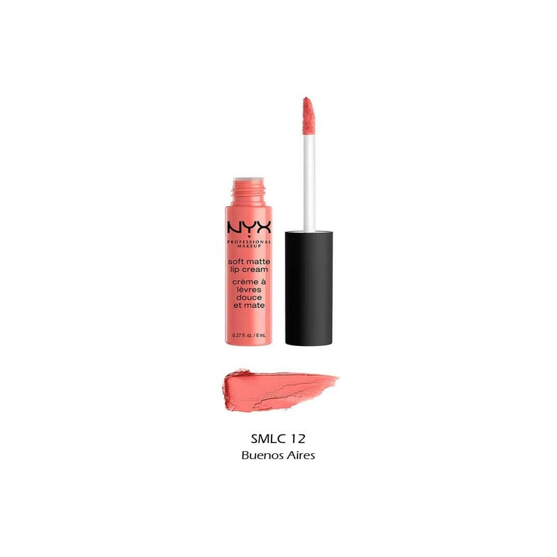 LABIAL MATTE TONO 12 BUENOS AIRES MARCA NYX | www.copikon.com