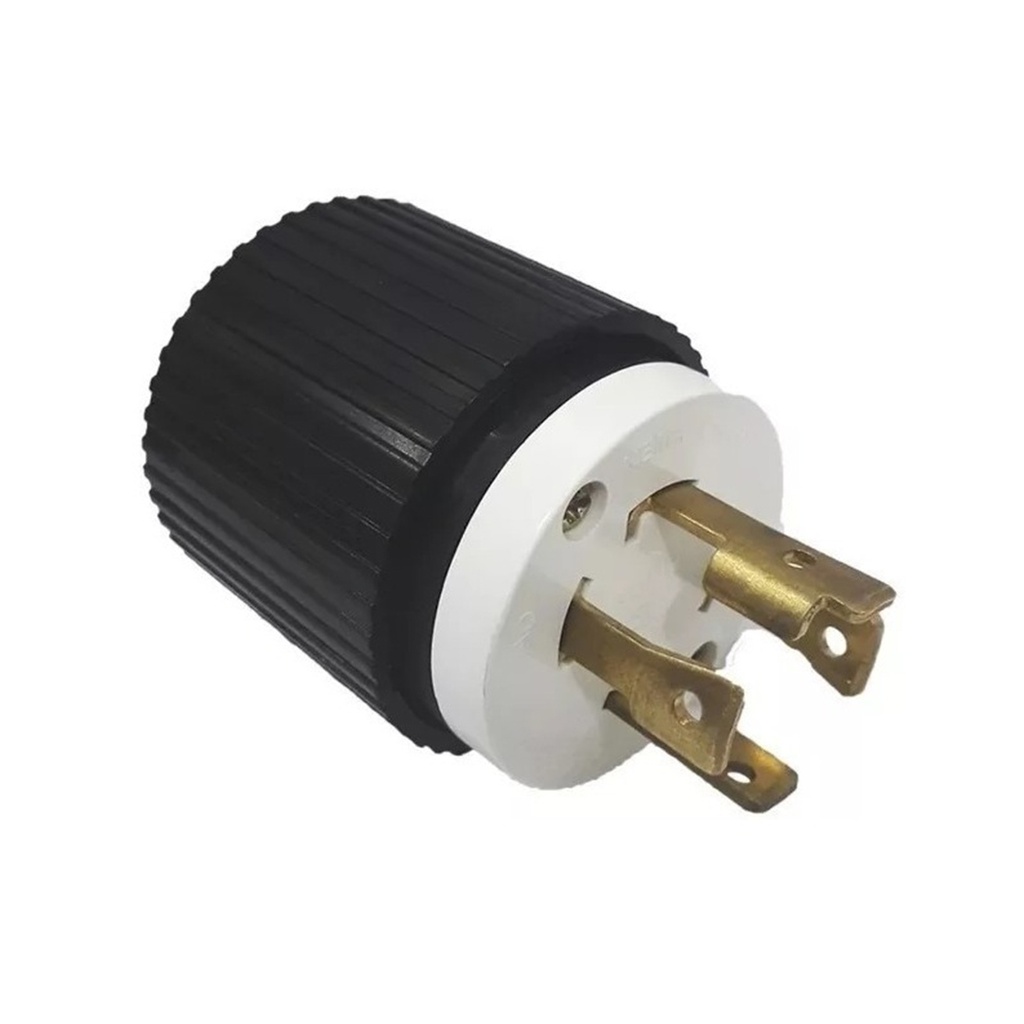 ENCHUFE MACHO 220V - 30 AMP PARA GENERADORES ELÉCTRICOS MODELO L14-30 ...