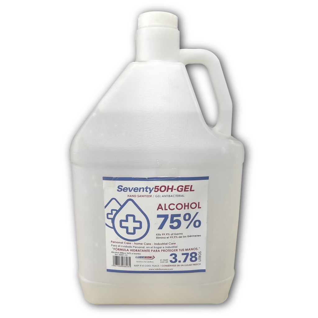 GEL ANTIBACTERIAL // 75% ALCOHOL// ALCOHOL ETÍLICO 96% E INERTES ...
